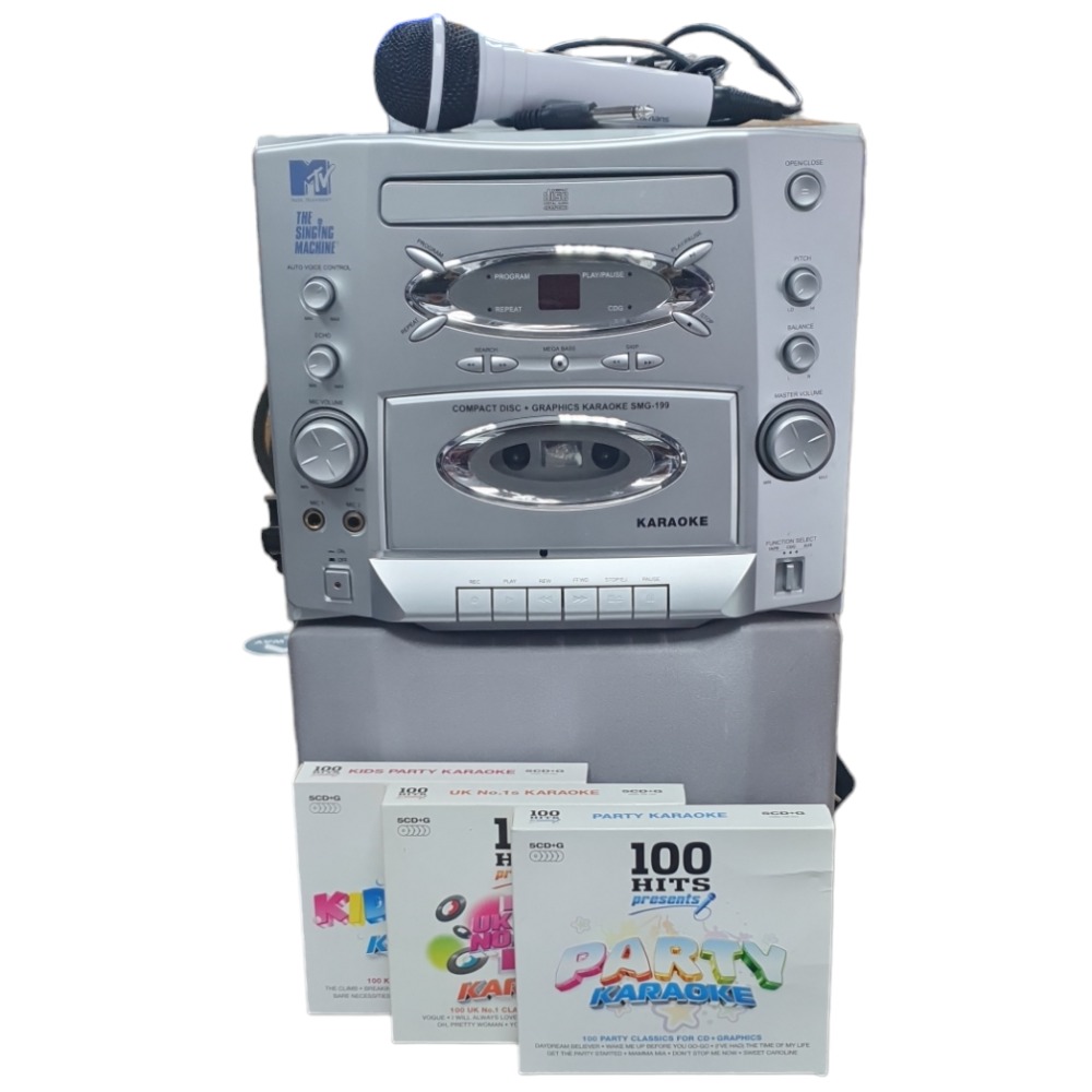 Pre-owned The Singing Machine SMG-199 - Karaoke system CD / cassette ...